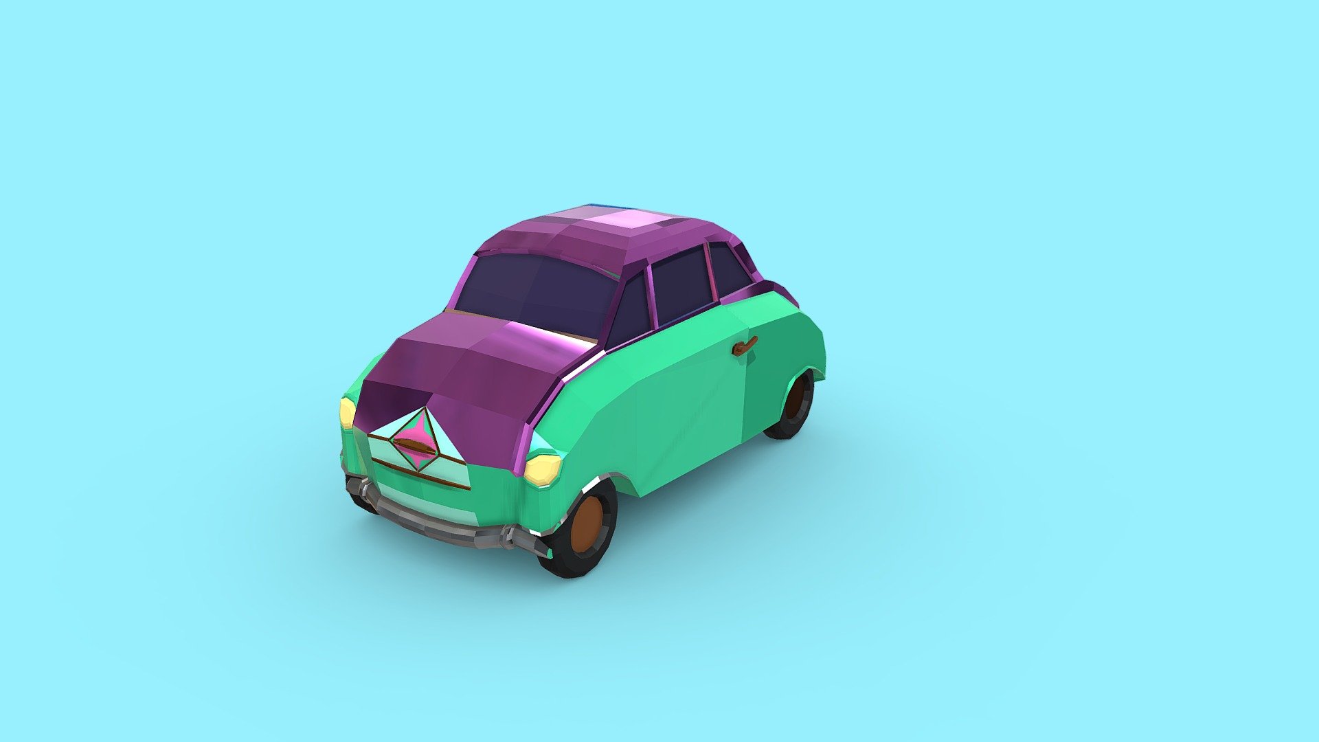 Low poly stilized old car - Download Free 3D model by Patrishaaa ...