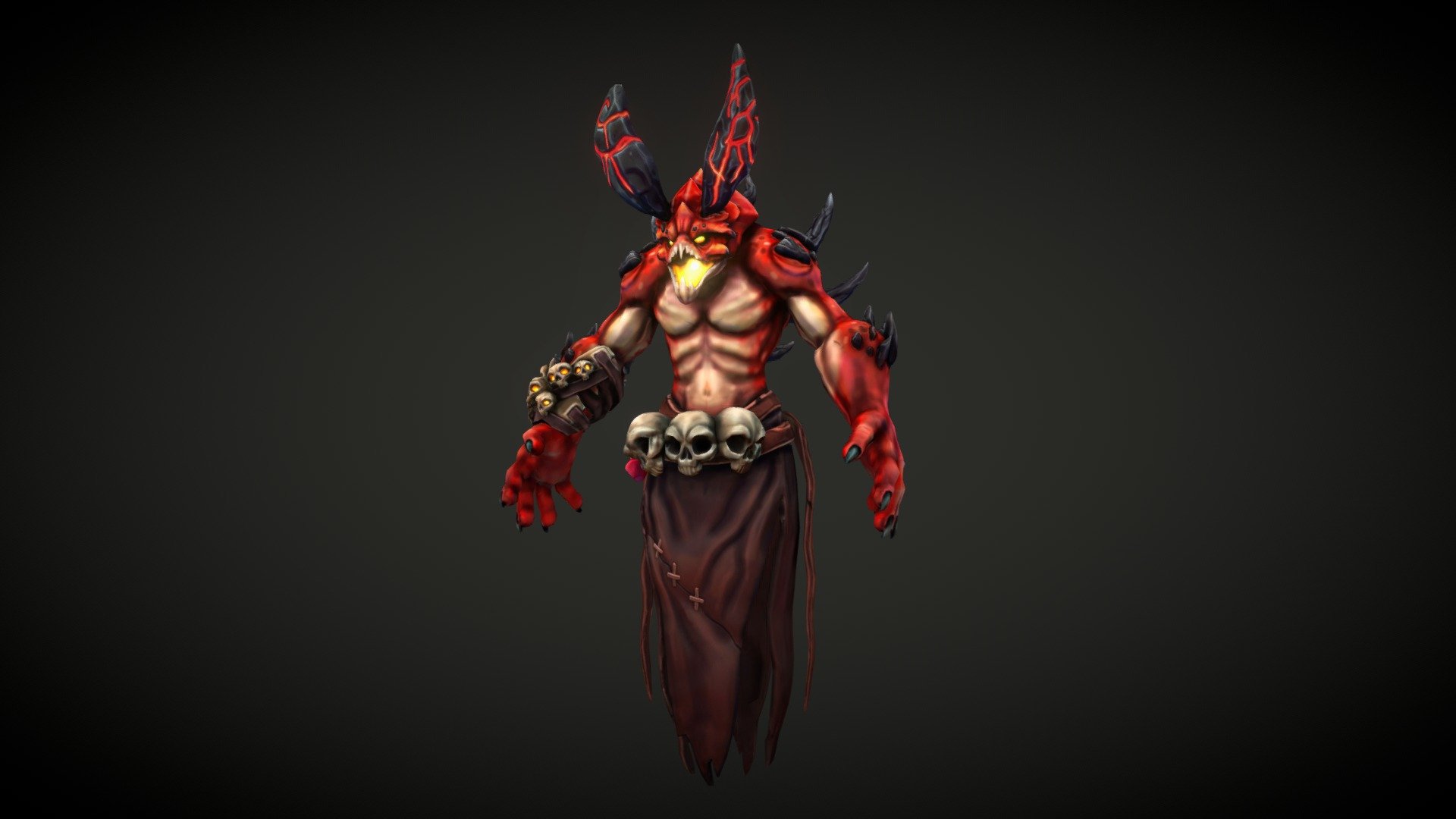 Stylized Demon - 3D model by Jonas Westerholm (@Jonasw) [1e1f4b1 ...