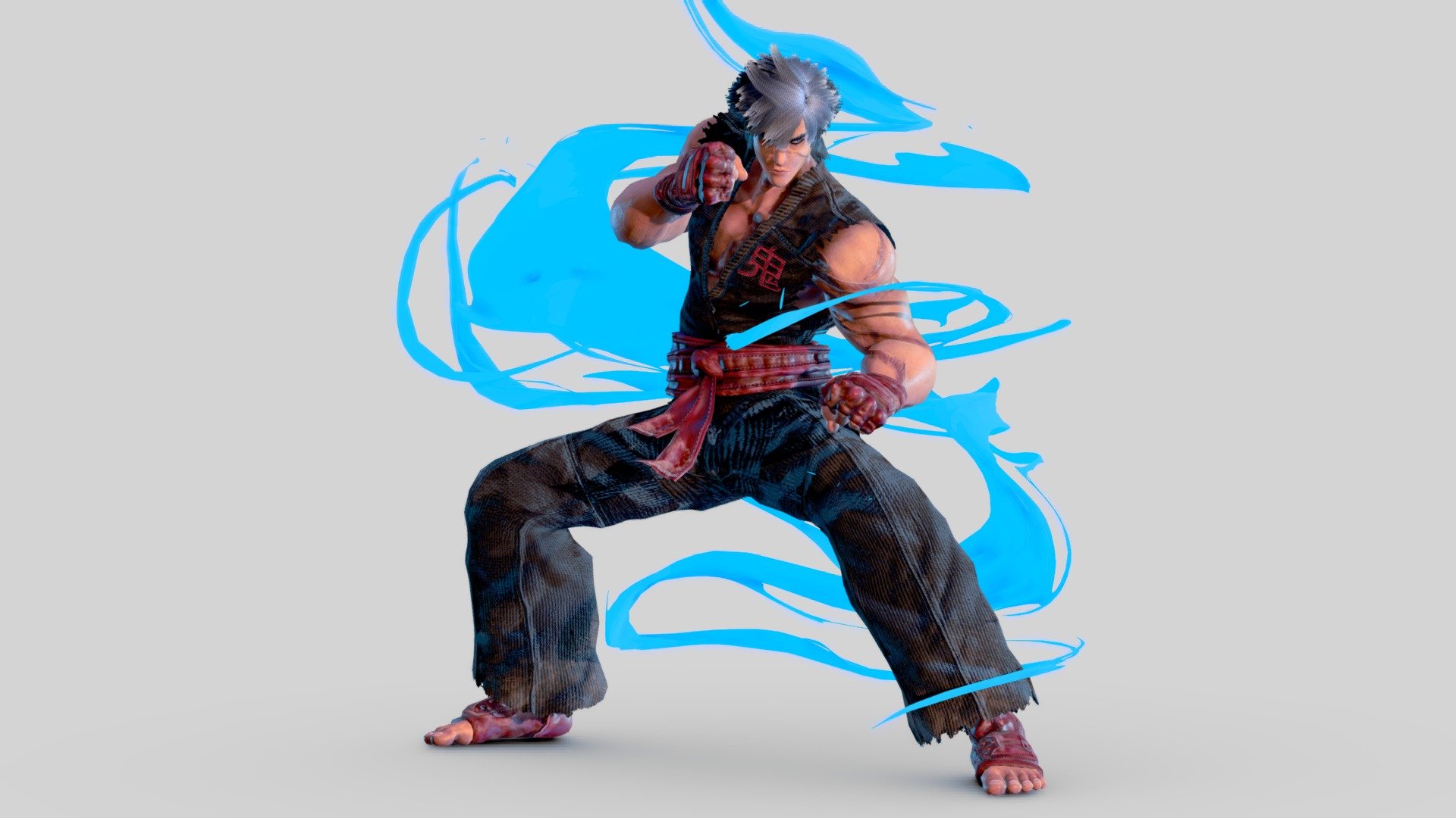 Stylized Male Fighting Character - Raiga - 3D model by Hisqie Furqoni ...