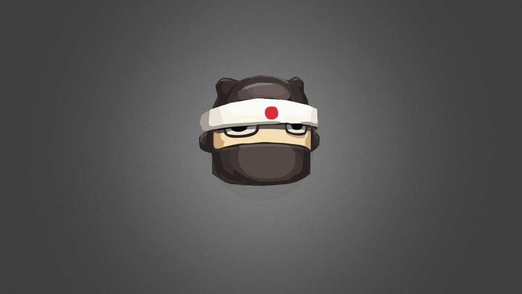 Ninja Head - 3D model by lost1990 [1e22309] - Sketchfab