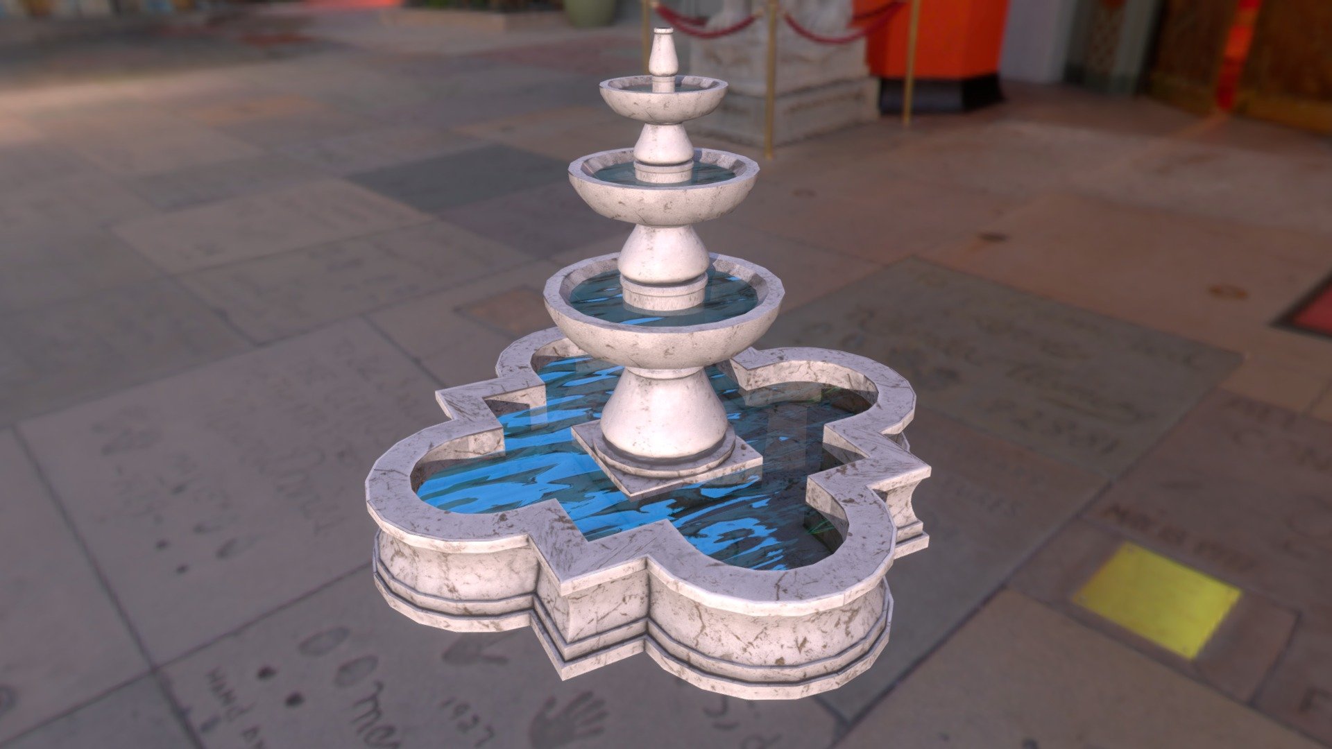 Fountain - Download Free 3D model by ZedFox [1e2234e] - Sketchfab