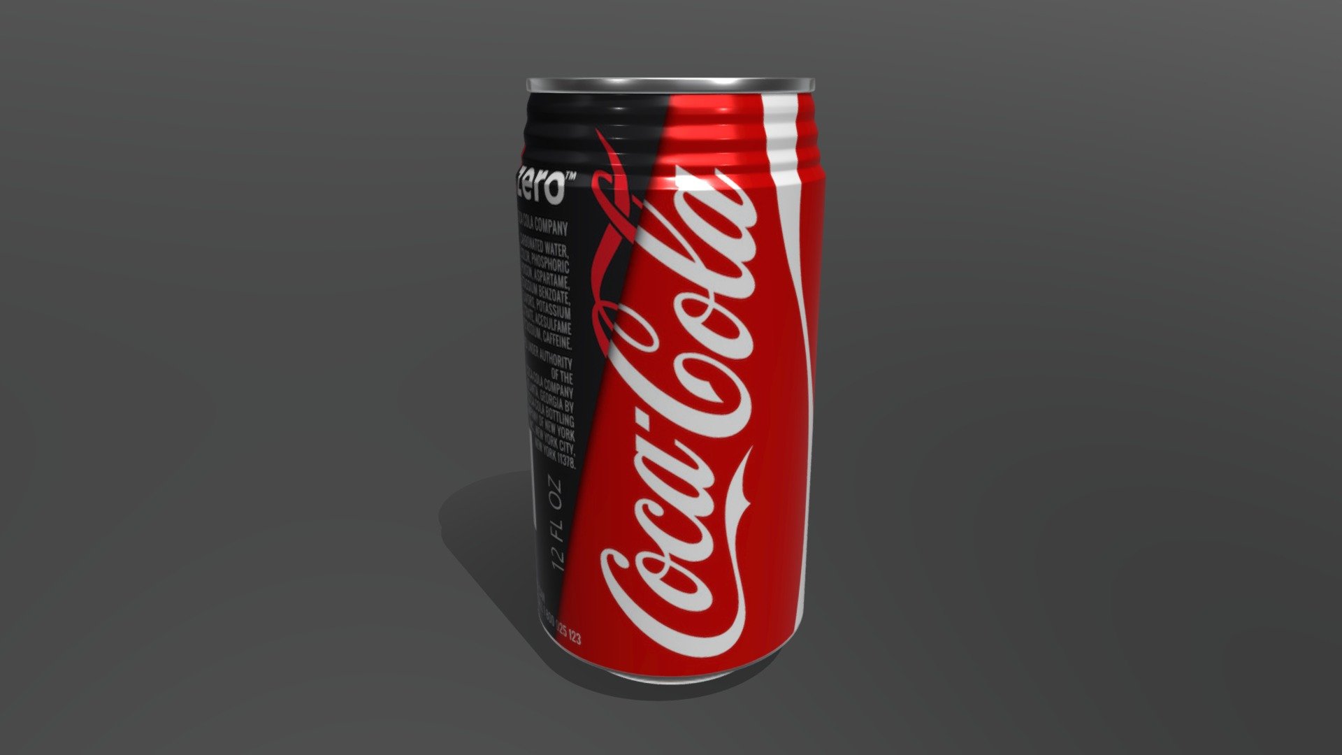 Realistic Coke Can Coca-Cola - 3D model by MertKDogar [1e22af4] - Sketchfab