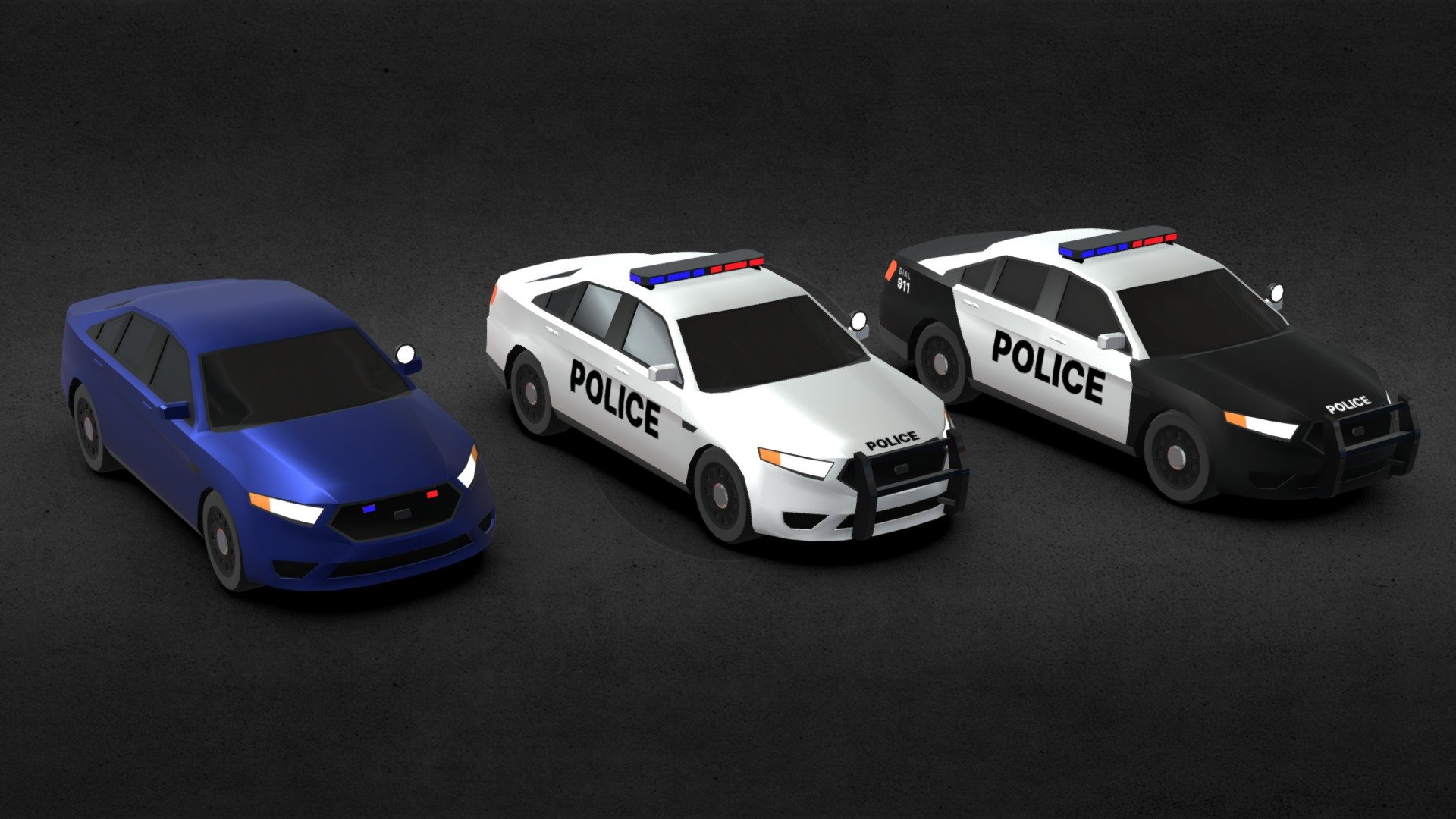 Taurus Police 2015 - Low Poly - Buy Royalty Free 3D model by Han66st [1e23091] - Sketchfab Store