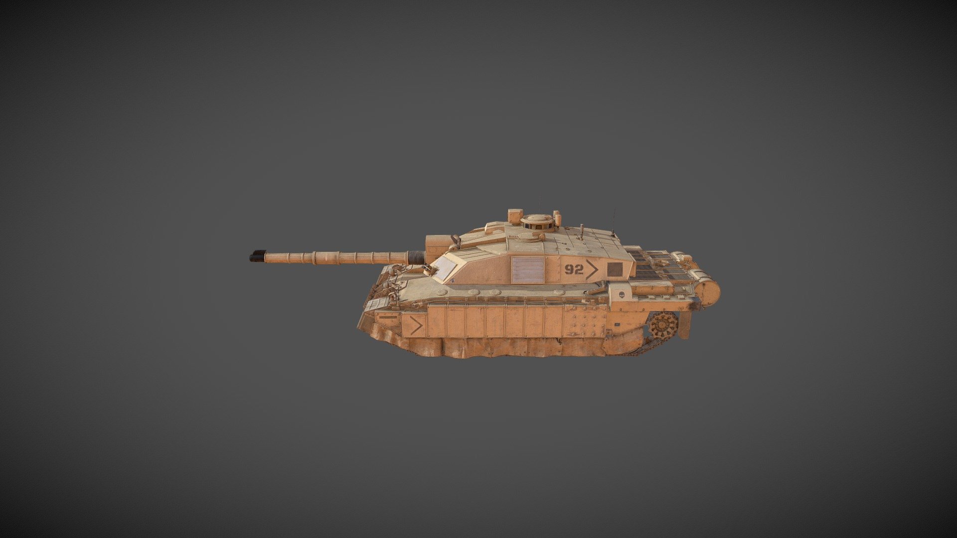 Challenger II - 3D model by MaaxxxWell (@pefti.maks) [1e23d91] - Sketchfab