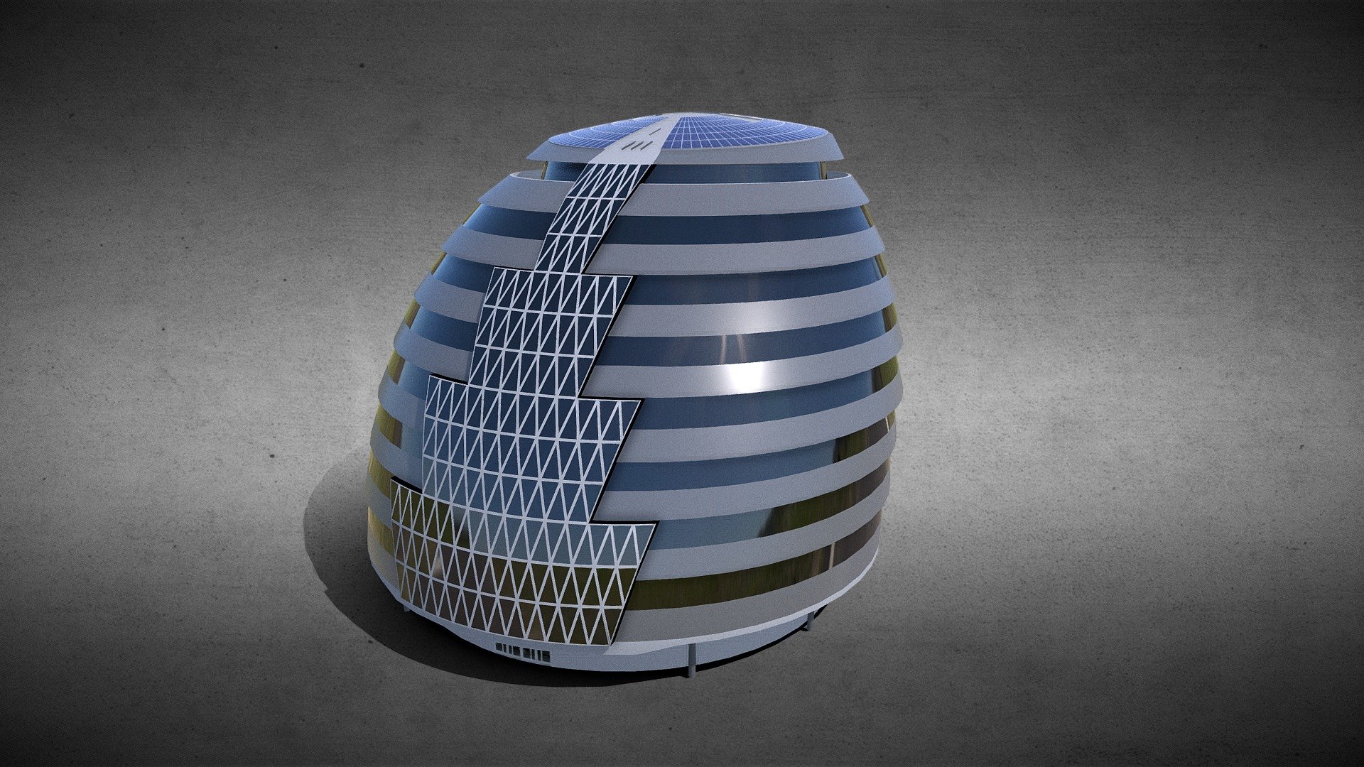 City Hall - Londres - Buy Royalty Free 3D model by luminou_CS (@luminou ...