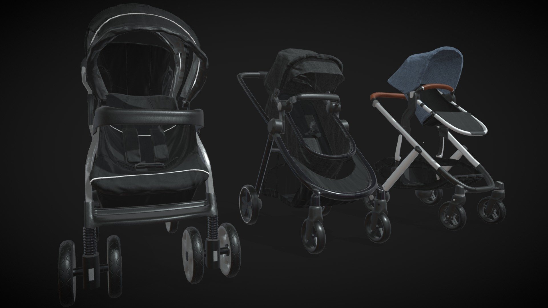 Strollers - Buy Royalty Free 3D model by ronindelmoral [1e2726d ...