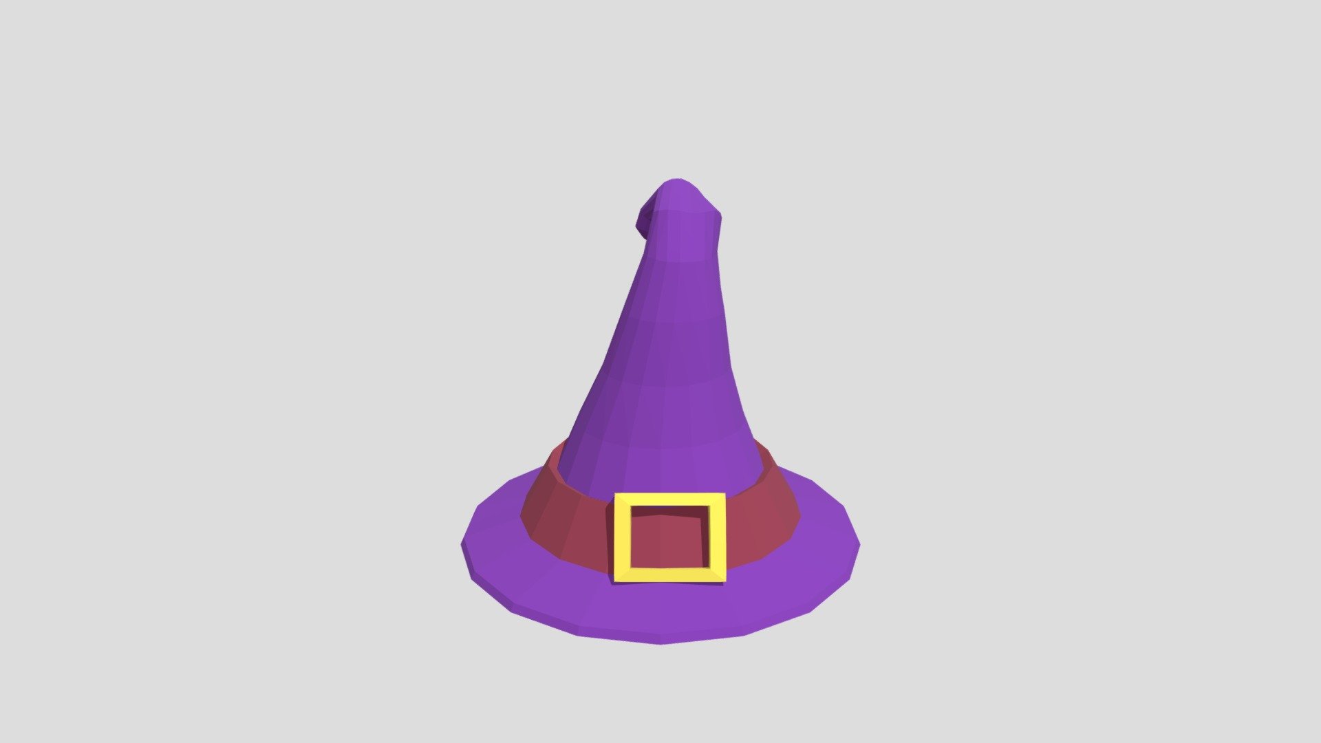 Low Poly Witch Hat - Download Free 3D model by Khayne Gleave ...