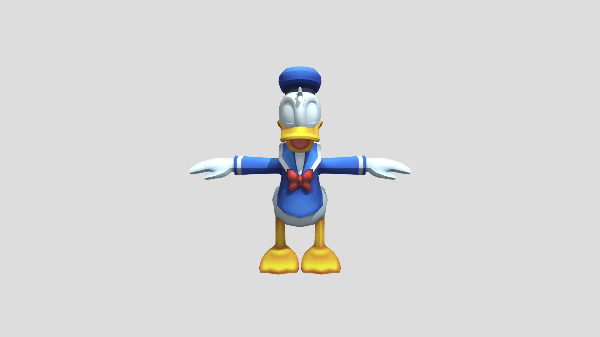 Donaldducc the Donald Duck (High-Poly) - Download Free 3D model by ...