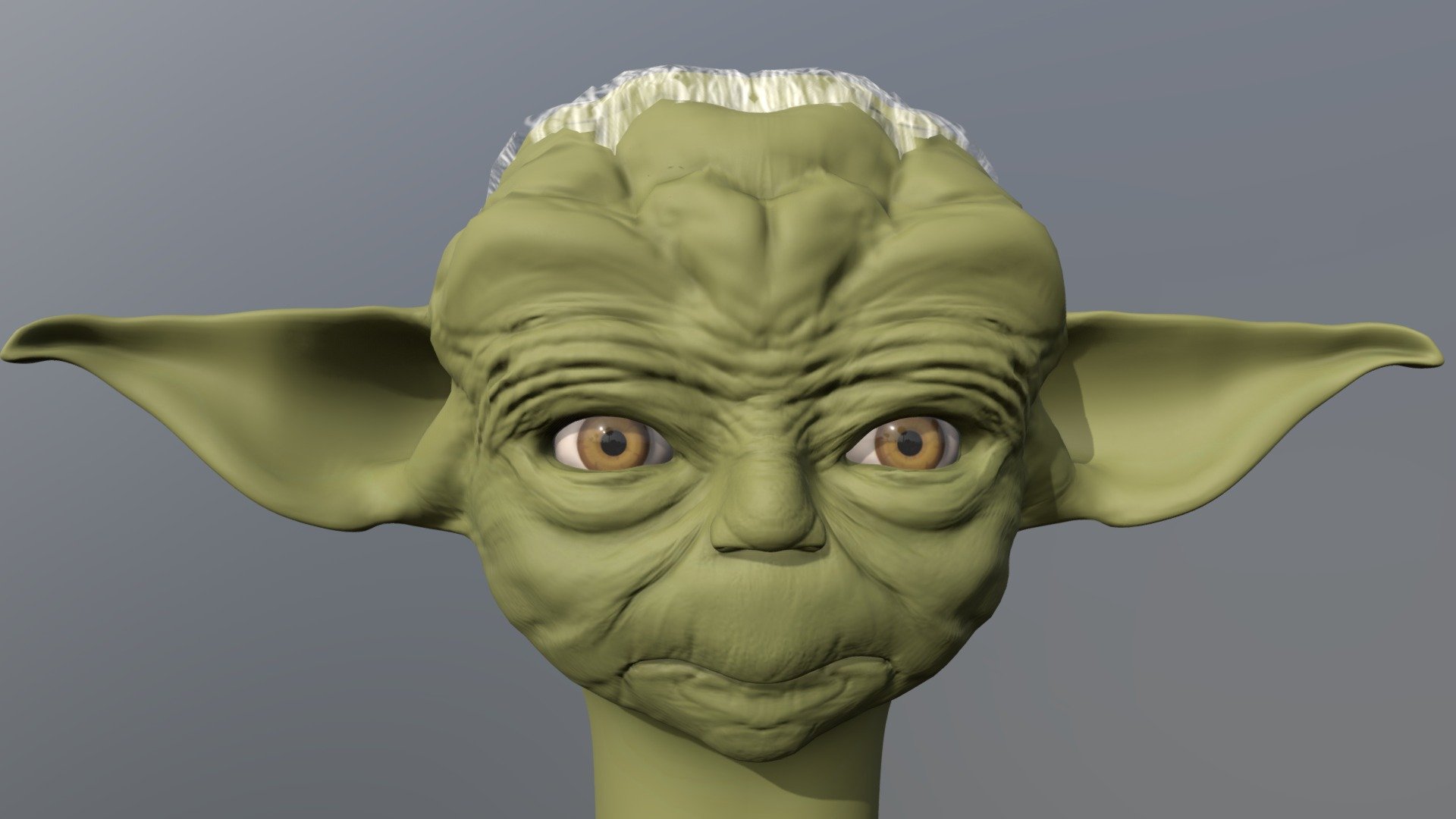 Yoda Bust - 3D model by davisbueltmann [1e29e0a] - Sketchfab