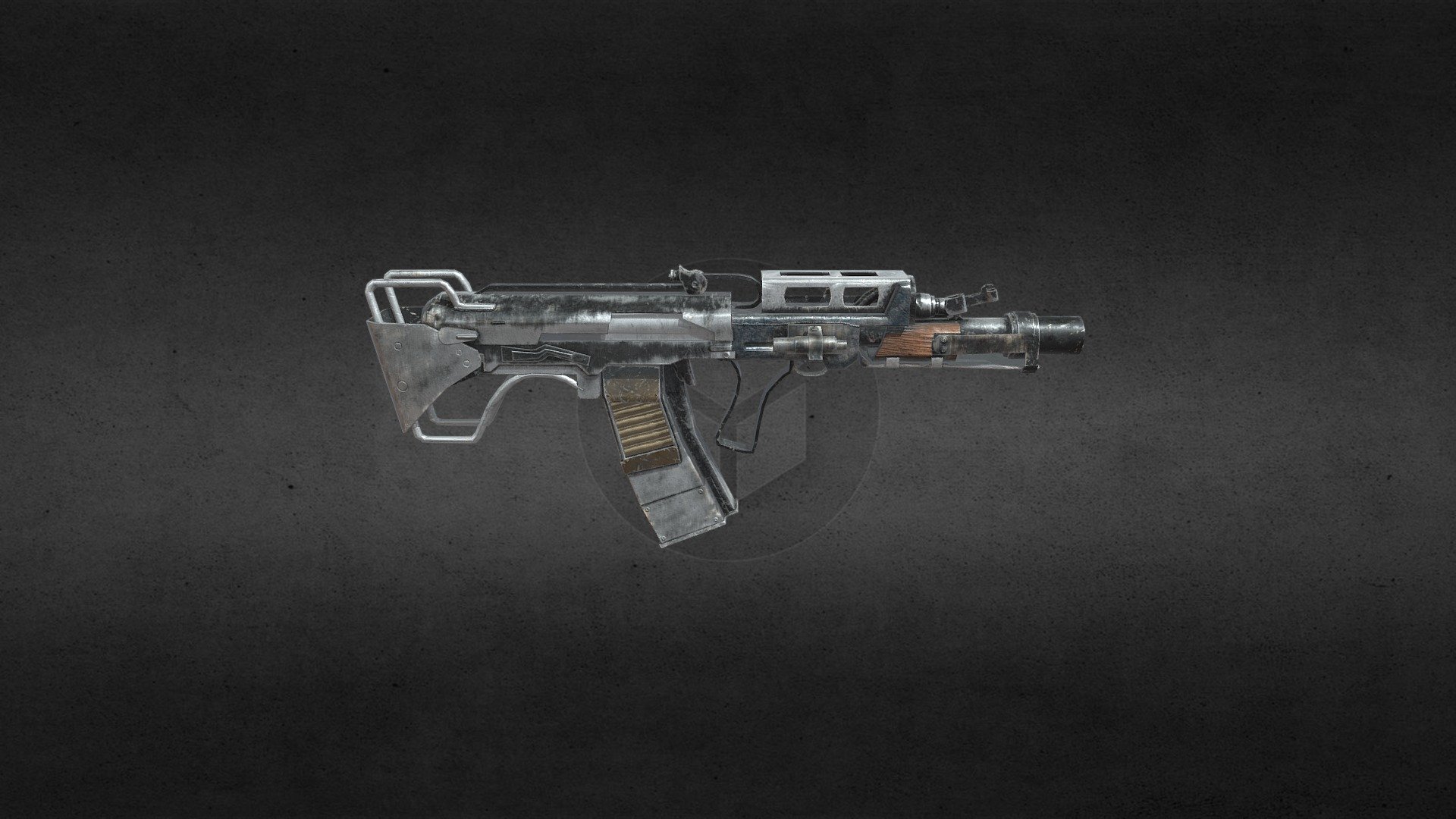 Bulldog GUN - Download Free 3D model by Harsh Singh (@HARSH-SINGH ...