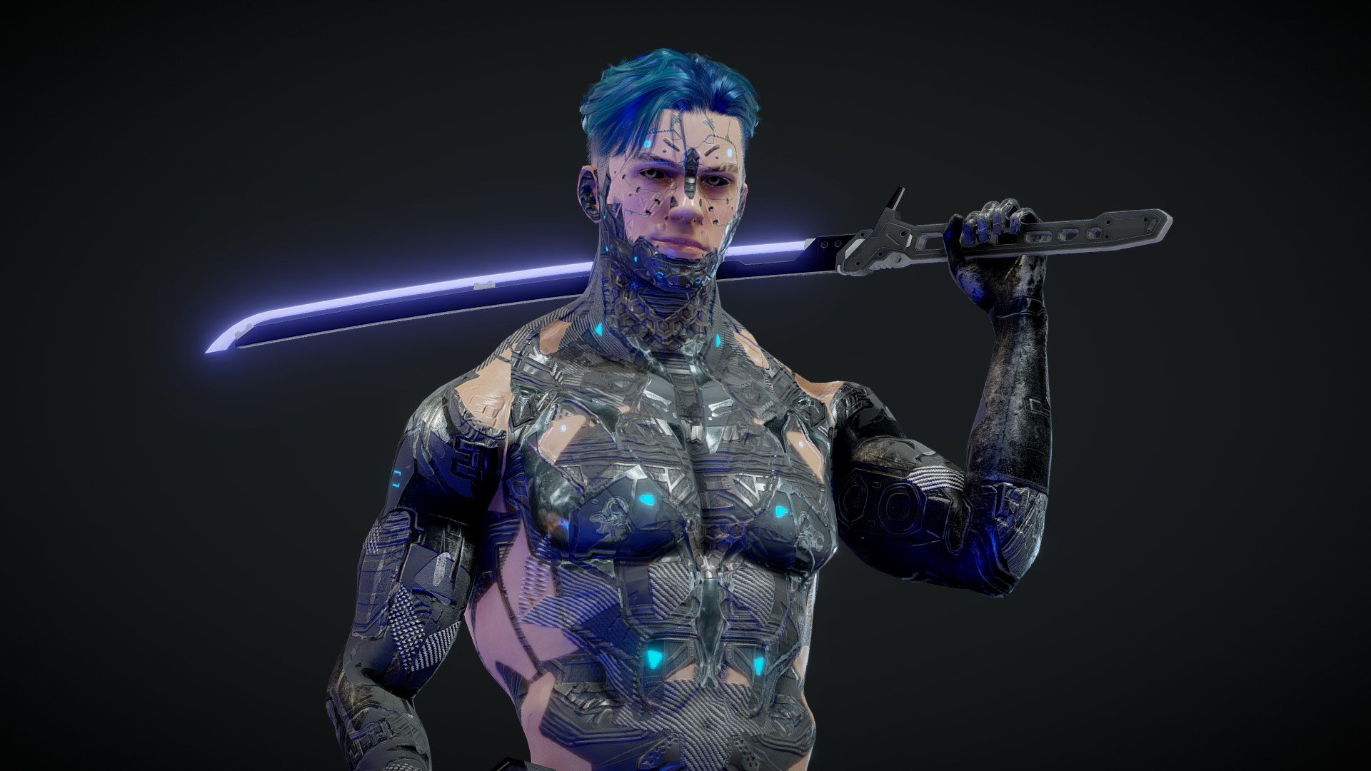 Cyber Men Character 3d by Oscar Creativo - 3D model by OSCAR CREATIVO ...