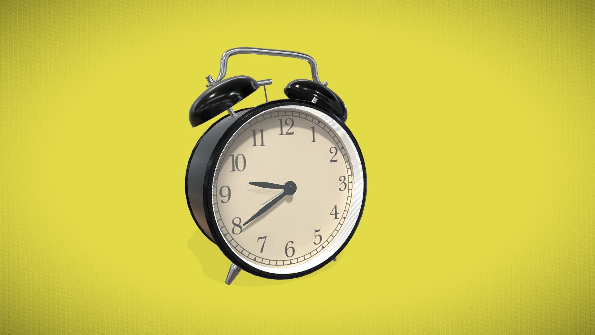 Analogue Alarm Clock - 3D model by soclo [1e2e723] - Sketchfab