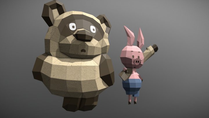 Model-from-paper-paper 3D models - Sketchfab