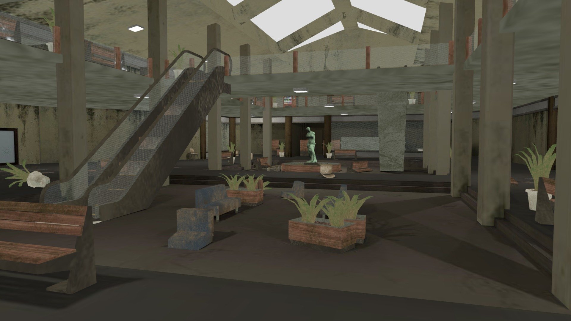 Map_HorrorMall_Model - 3D model by TuUan (@AnhTuUan) [1e2fd65] - Sketchfab