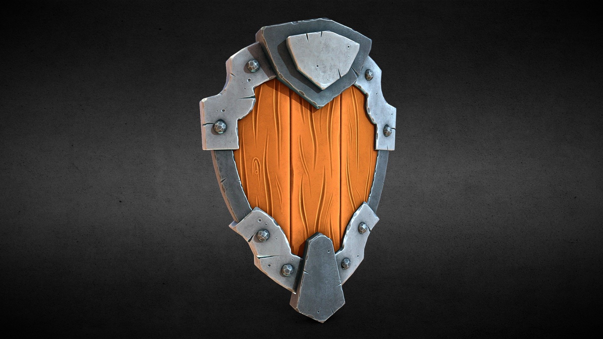 Stylized Fantasy Shield - 3D model by Burak Özcan (@ozcanburak8 ...
