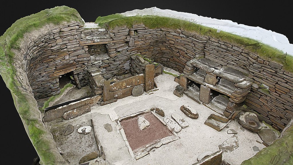 Neolithic House, Skara Brae, Sandwick, Orkney - Download Free 3D model ...