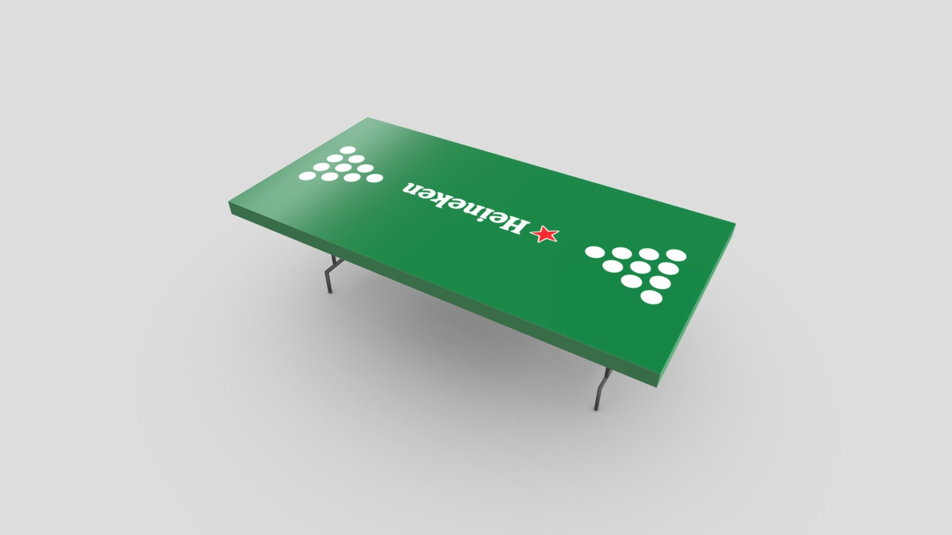 Heineken Beer Pong - 3D model by Franky Monyatsi (@frankysydney ...