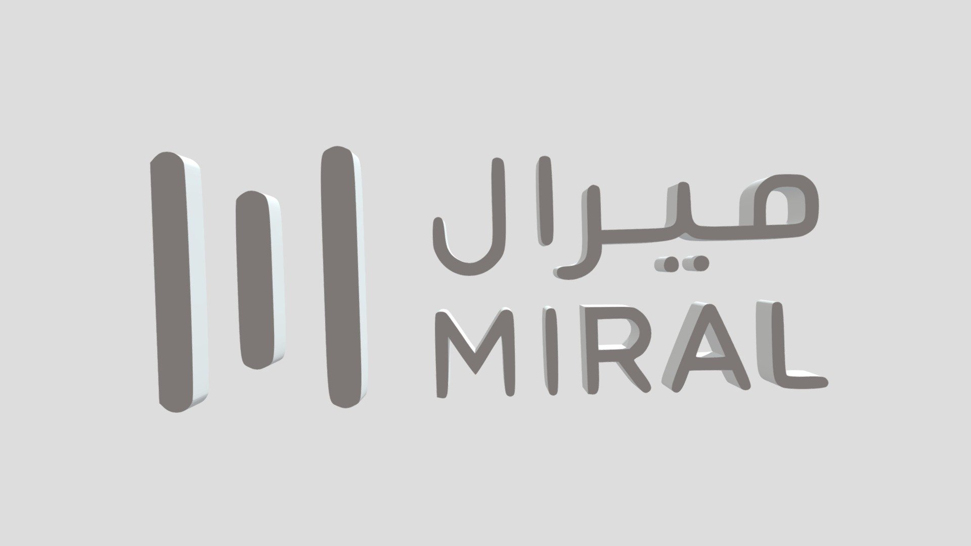 Miral Logo white - Download Free 3D model by nicmitham [1e350ab ...
