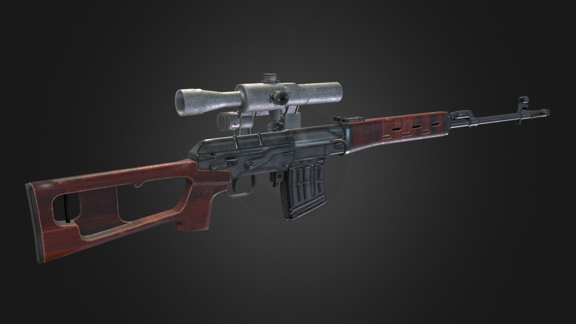 SVD Sniper Rfile - Download Free 3D model by Ecler [1e36c24] - Sketchfab
