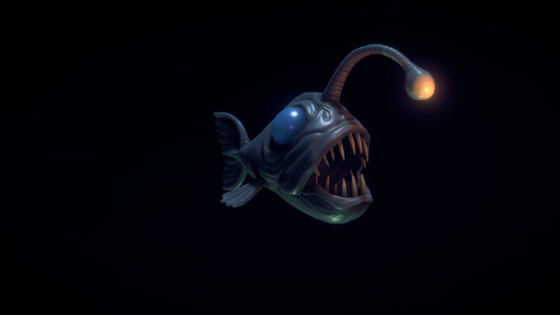 Deep Sea Fish Sculpt - 3D model by Victor Estivador (@VictorEstivador ...