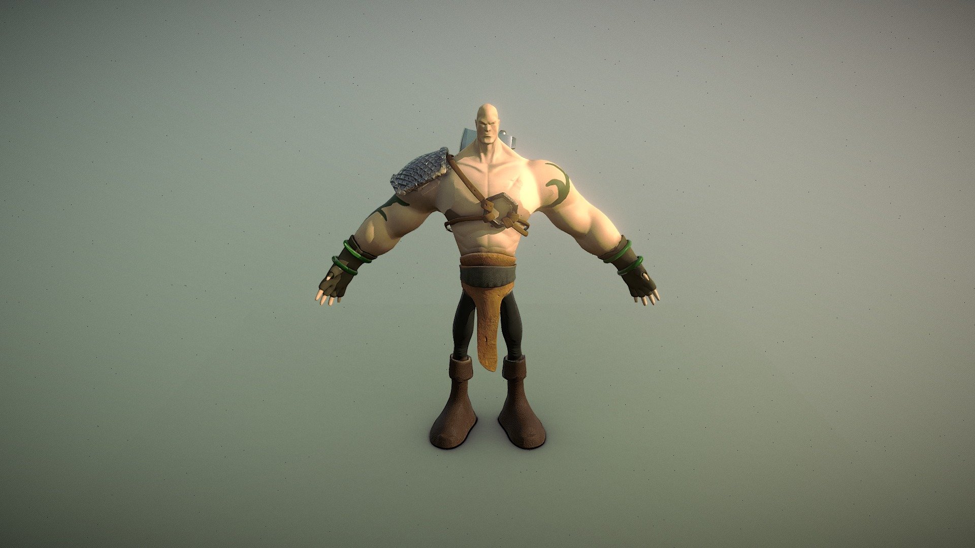 warrior - 3D model by ainara.blanch [1e38d40] - Sketchfab