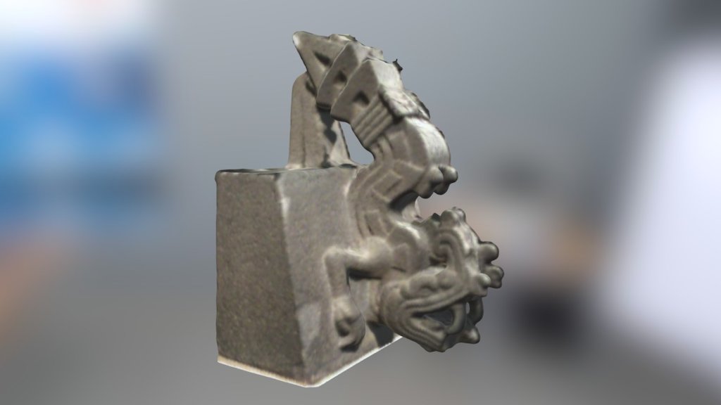 Aztec Fire Serpent (Xiuhcoatl) - 3D model by Virtual Curation Lab ...