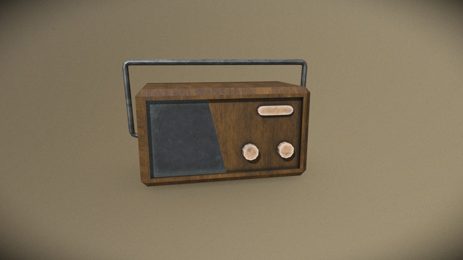 Radio - 3D model by Andrea Design (@aas.3d) [1e3a252] - Sketchfab