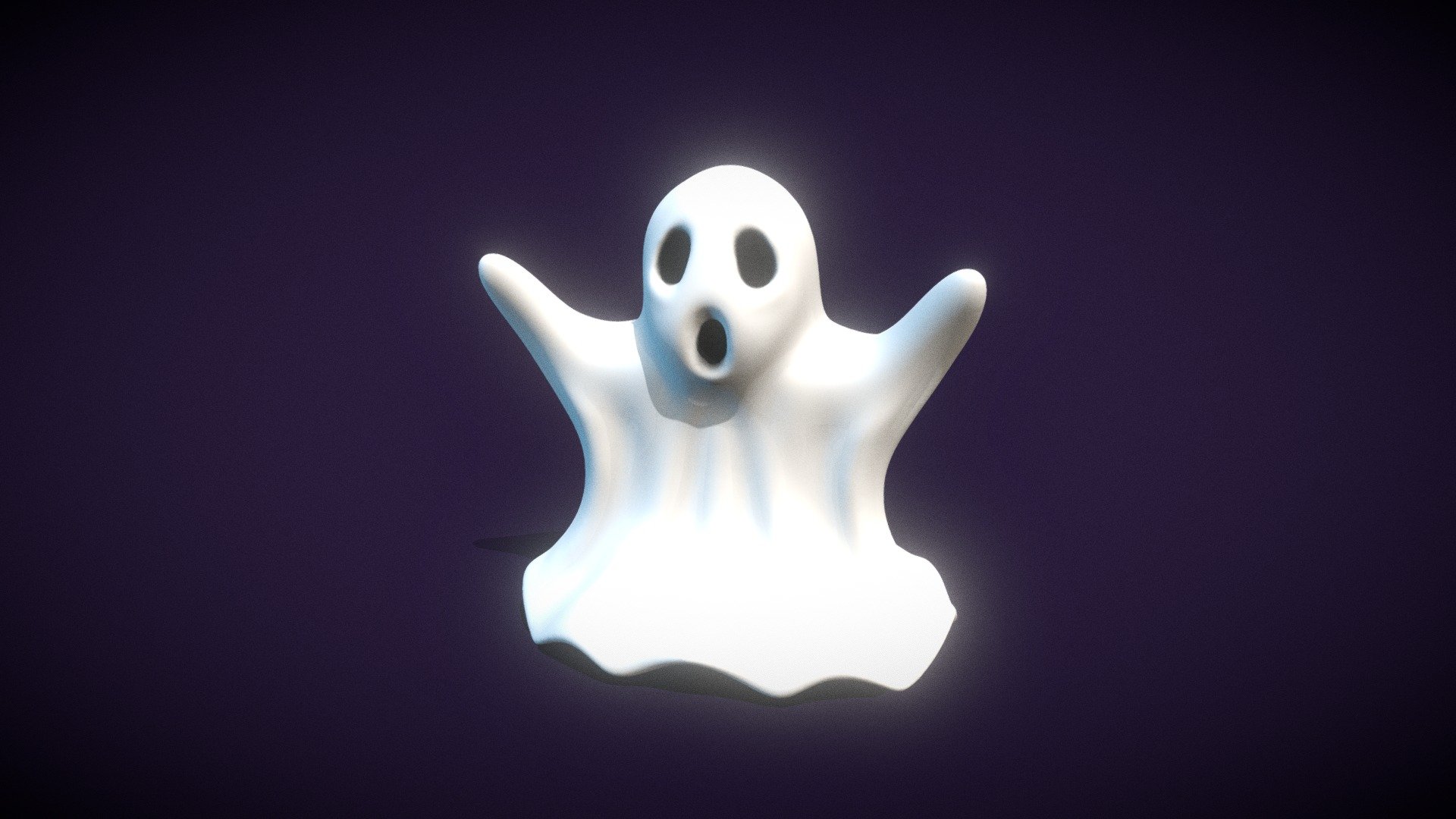 Simple Ghost Sculpture - Download Free 3D model by Gustavo Olaio ...