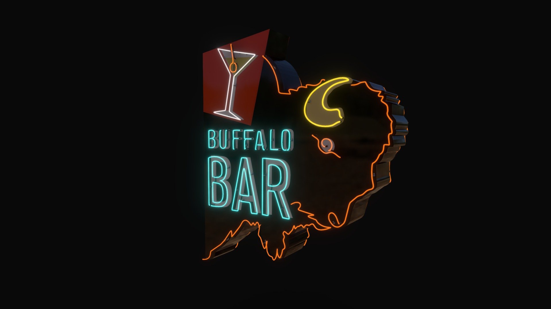 Buffalo Bar 1961 - 3D model by Janice Baker (@t60studio) [1e3b9f4 ...