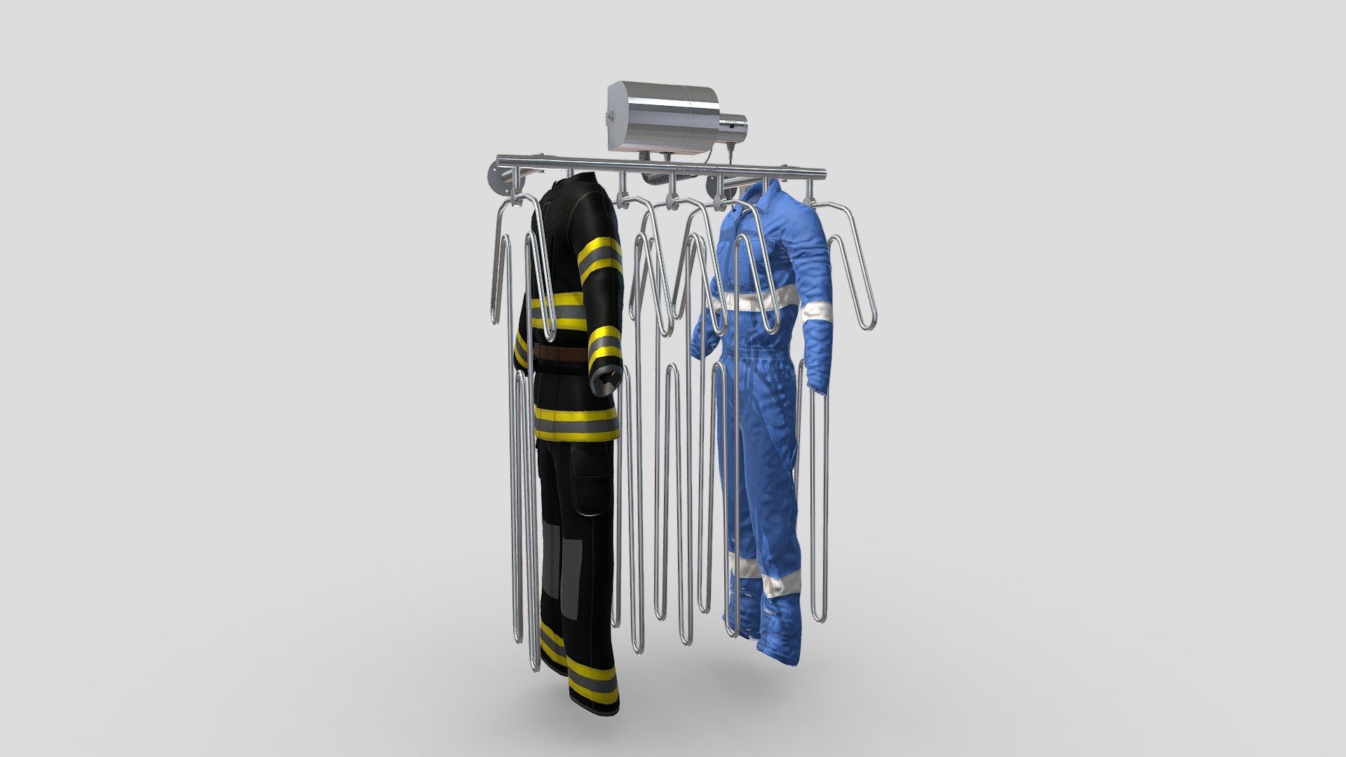 Coverall Dryer Air 7 Wall - 3D model by 360Fabriek [1e3c34d] - Sketchfab