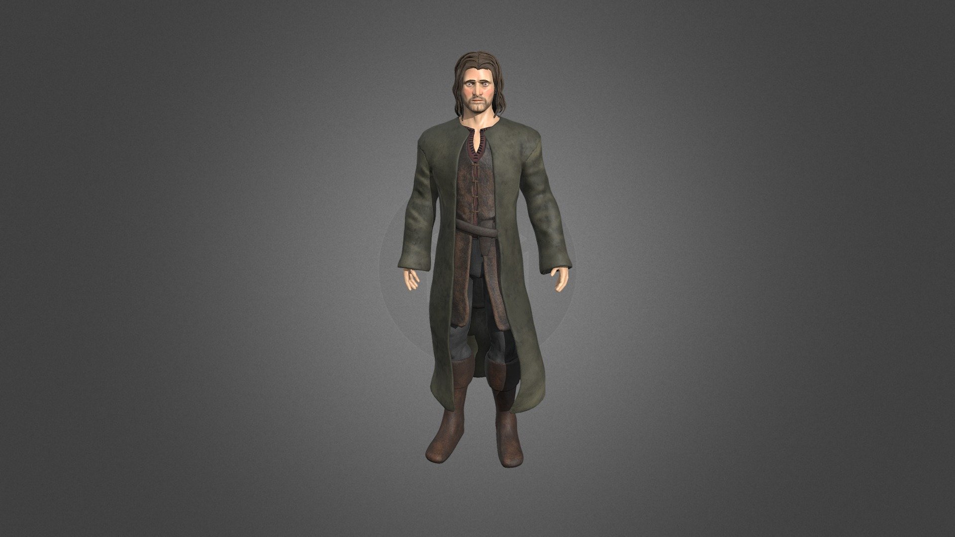 Aragorn - 3D model by Sophie Payette (@Sophie_payette) [1e3c8c0 ...