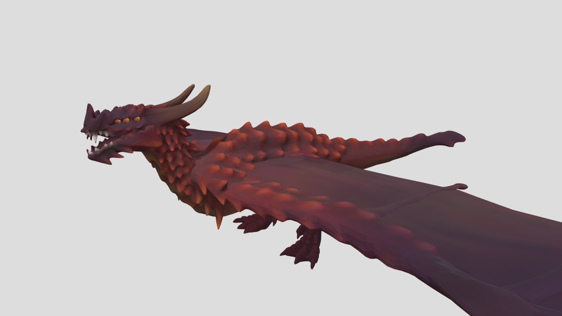 Dragon Smaug - 3D model by Kaiquefaraway (@kaiquefaraway-5b7c1c ...