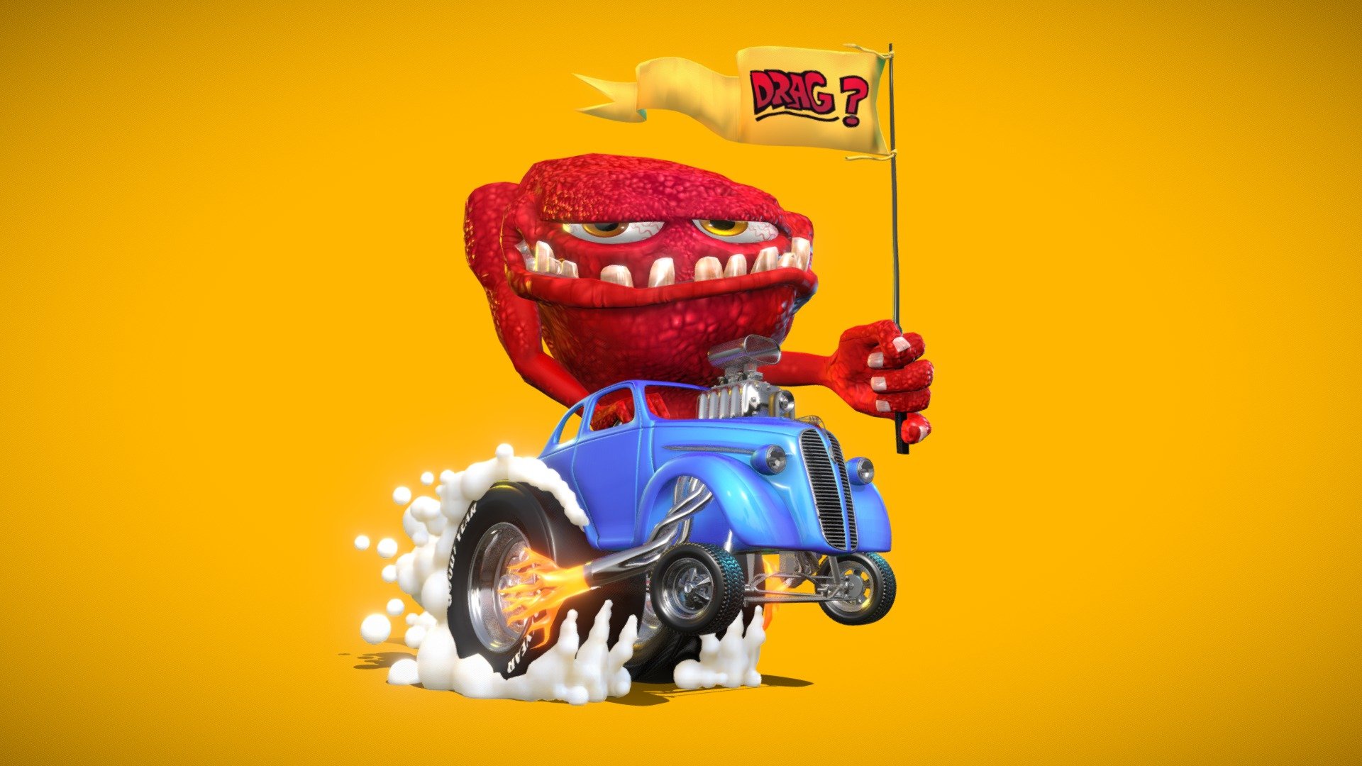 Odd Rods - Mad Dragger Reimagined - 3D model by Virtex Marketing ...