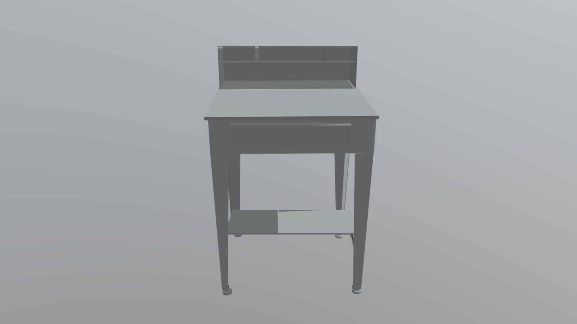 Low Poly Desk - 3D model by rhenderson93 [1e42a38] - Sketchfab