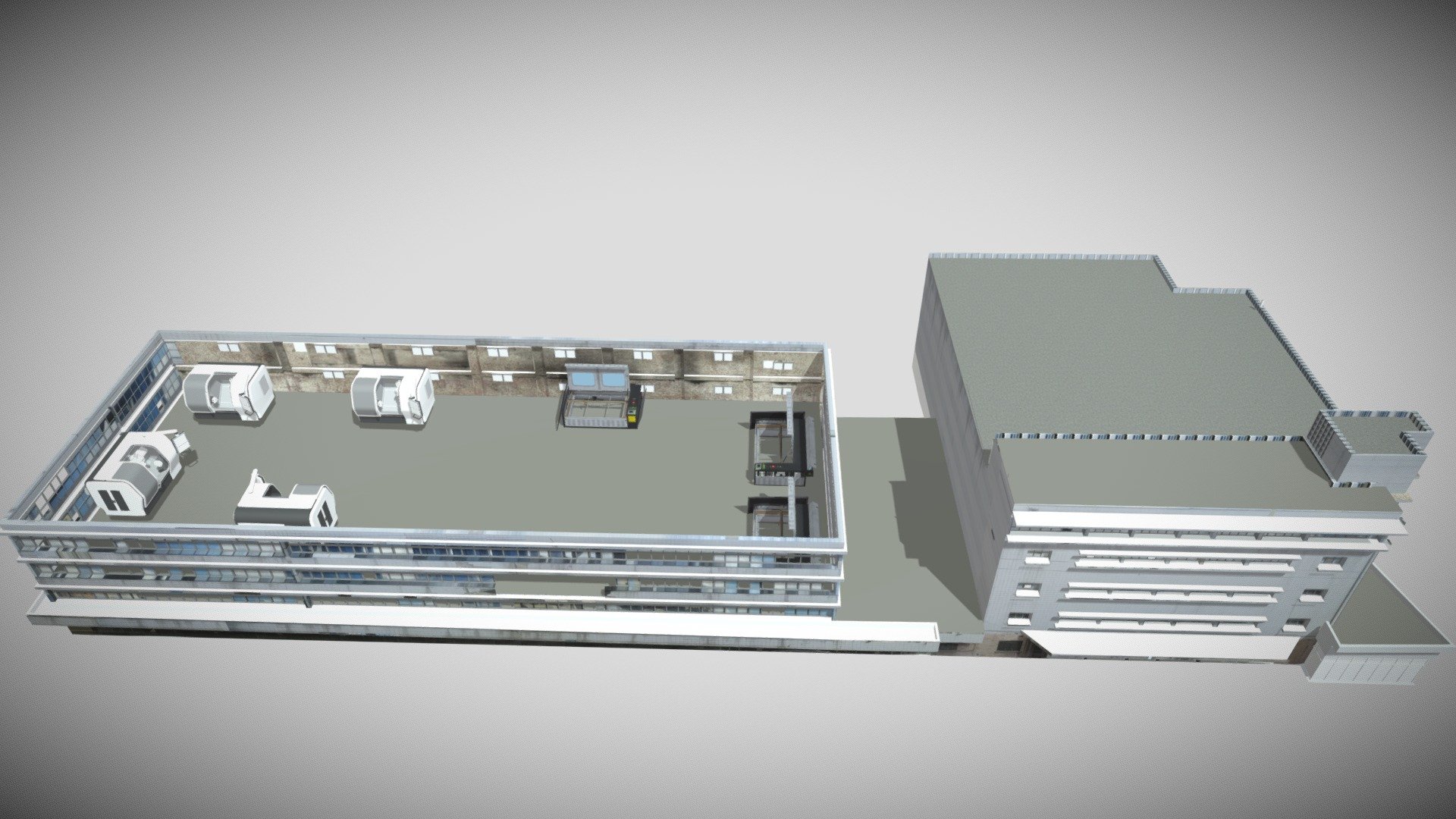 Factory - 3D model by kagansari [1e44e9f] - Sketchfab