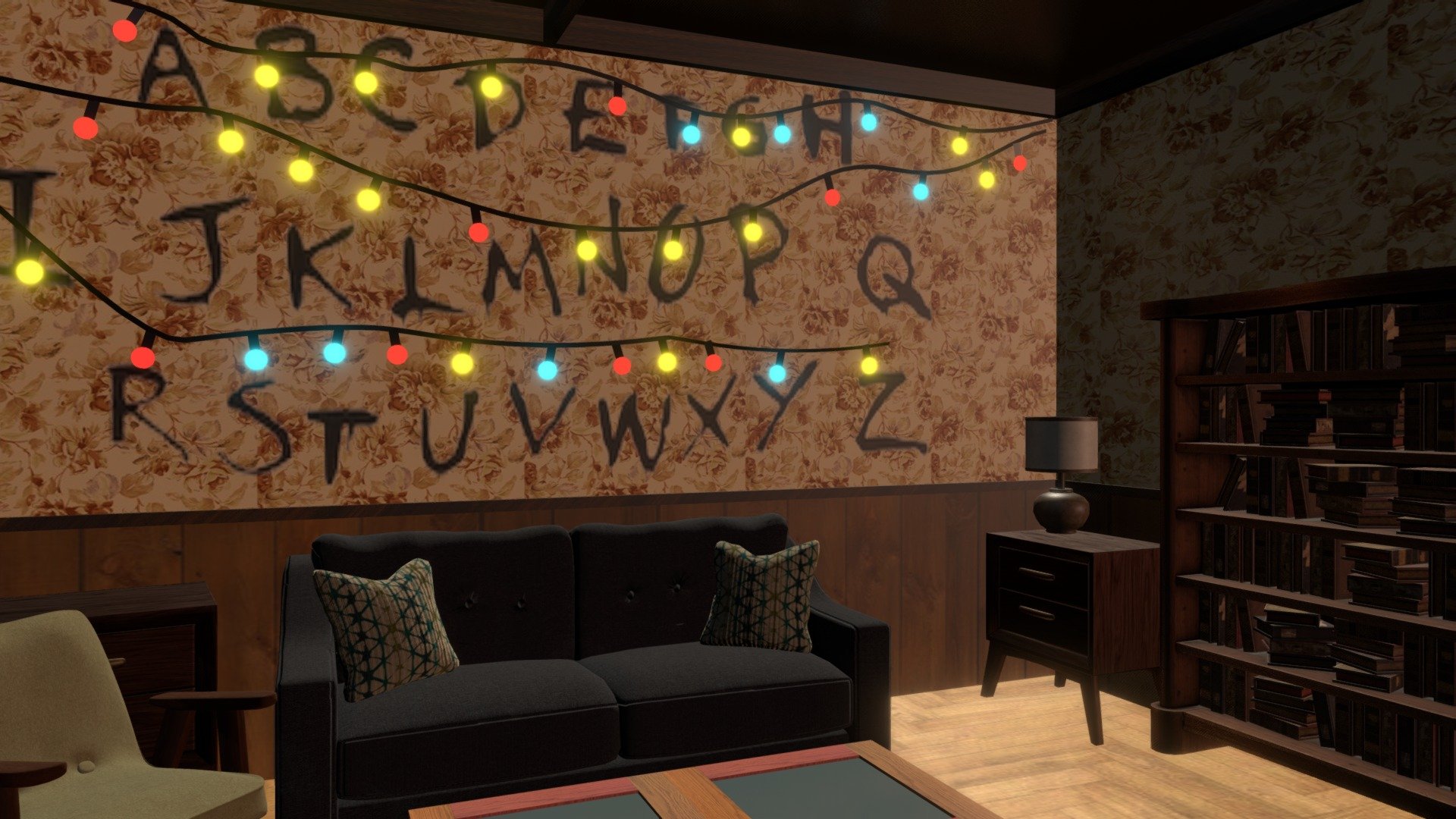 stranger things - 3D model by casiposha [1e45b6f] - Sketchfab