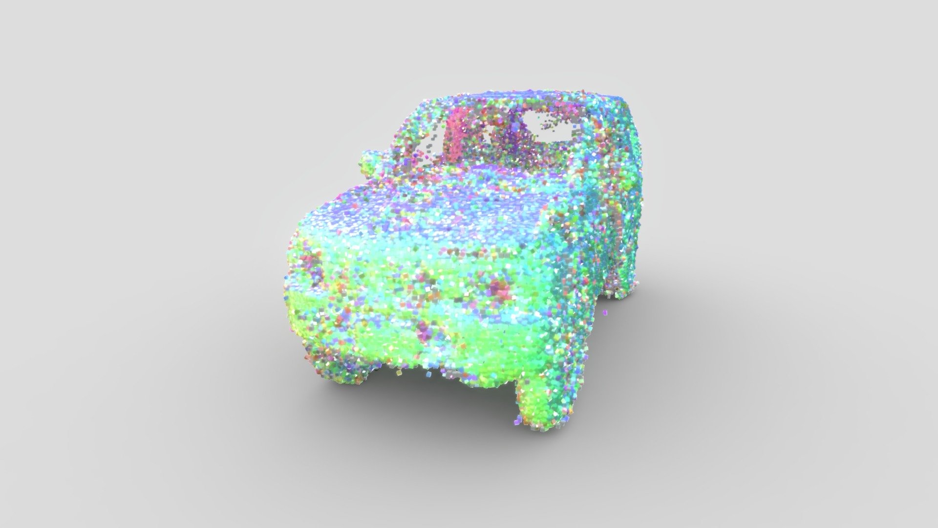 Voxel car with normal map color - Download Free 3D model by O_Hitsuji ...
