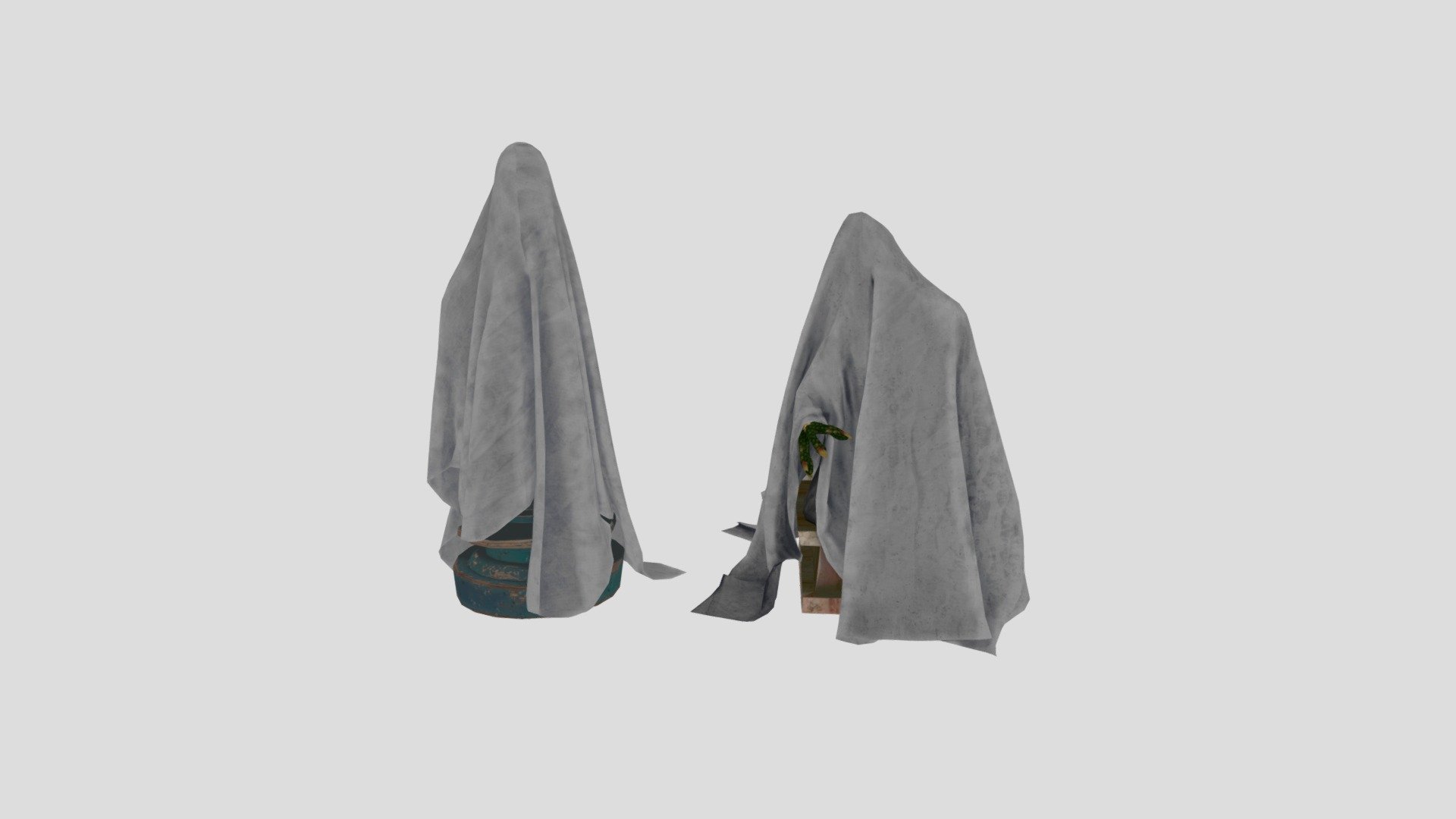 Hello Neighbor 2 Beta - Covered Statues - Download Free 3D model by ...