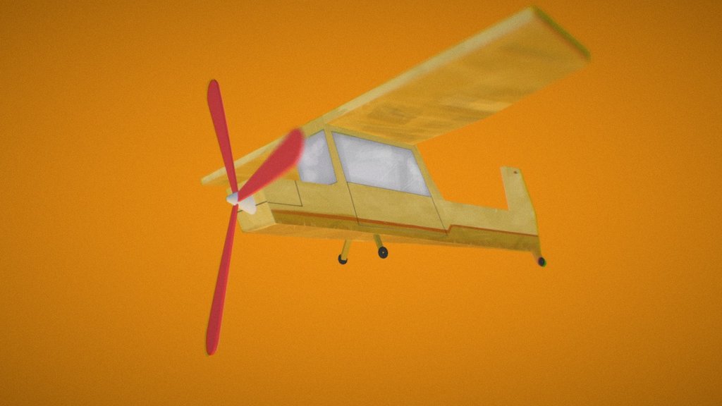 Plane Low Poly - 3D model by Tom Sblendorio (@tomstudios) [1e48ad5 ...