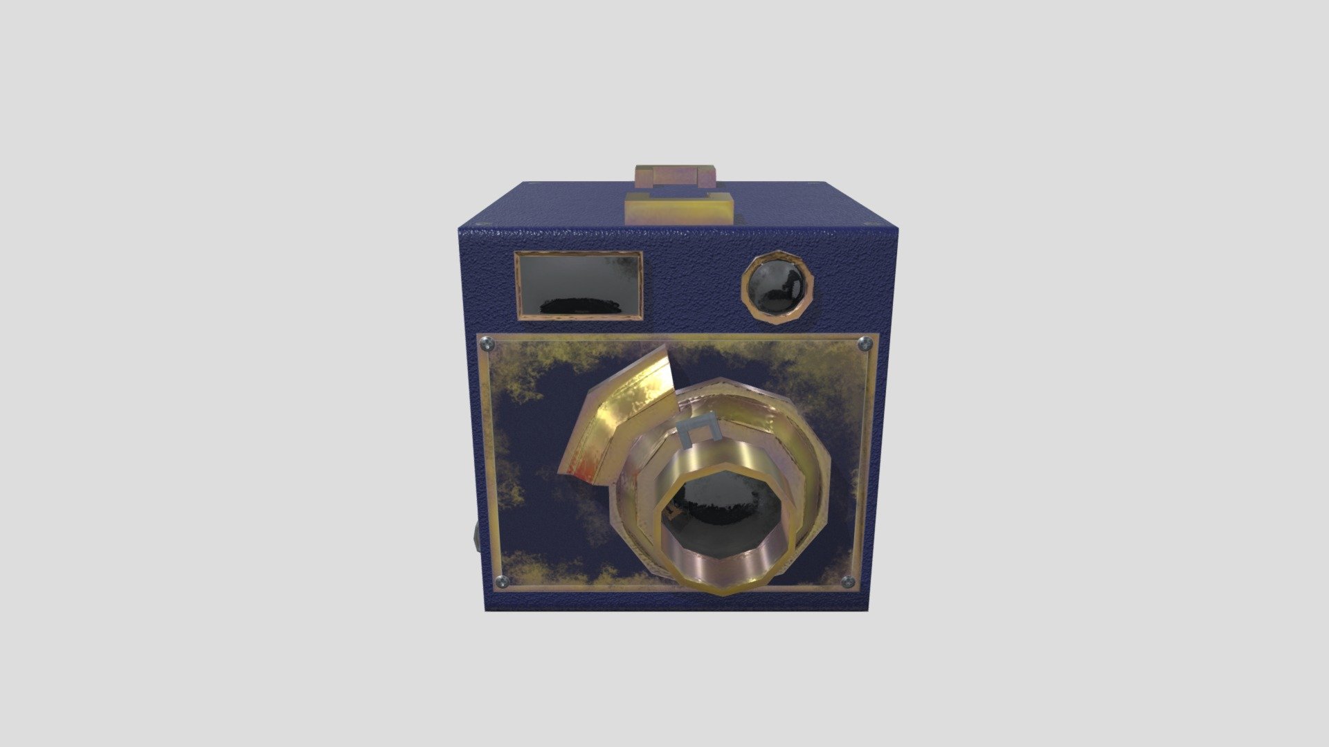 Mechanical Cine Camera (Creative Cube Challenge) - 3D model by Lokkei ...