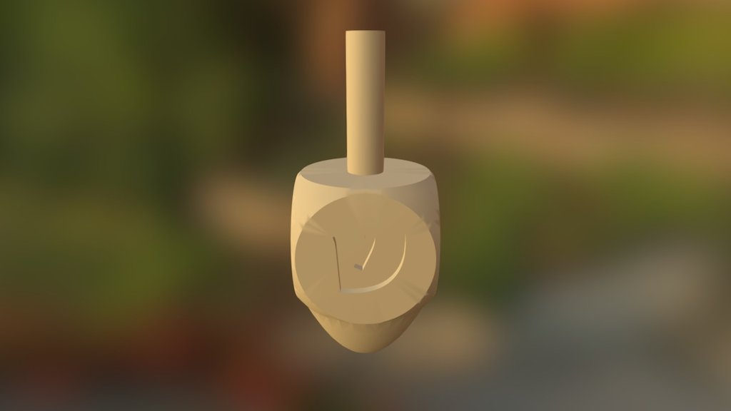 dreidel - 3D model by KIRAKIRA [1e49598] - Sketchfab