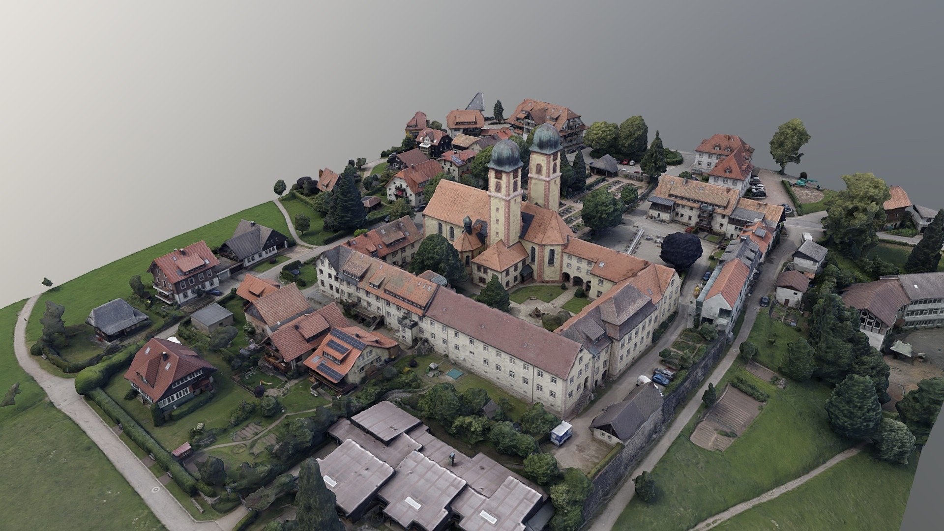 Kloster St. Märgen - Download Free 3D model by LAD BW (@ladbw) [1e499ee ...