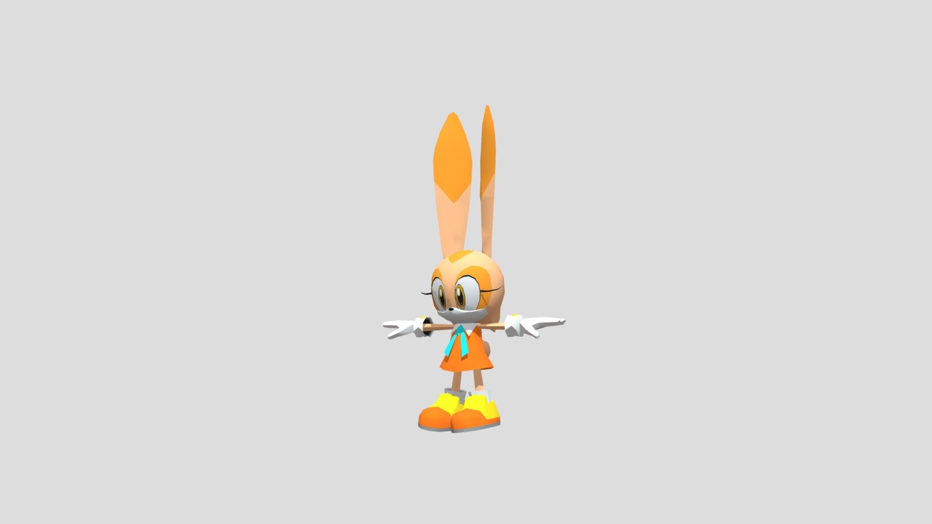 Cream The Rabbit - Download Free 3D model by tirrellclark.75 [1e4a056 ...
