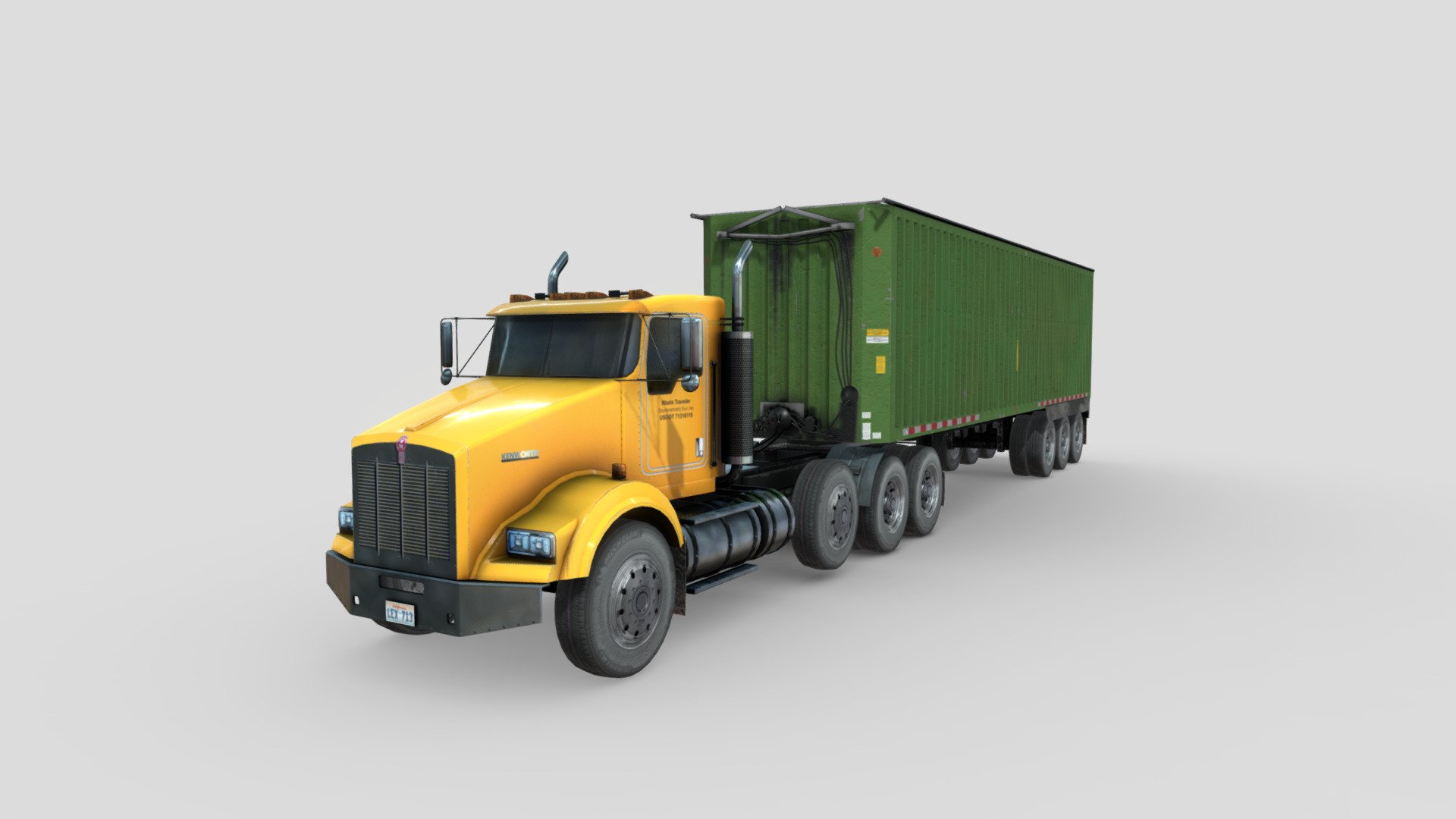 Kenworth T800 Day Cab - 3D model by Lex713 (@LunarEclips3) [1e4c86f ...