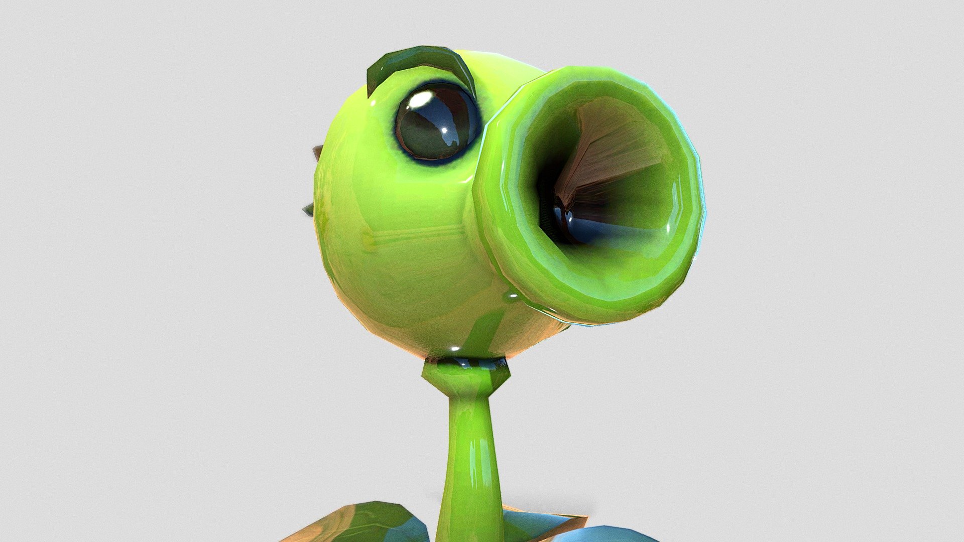 Plants vs Zombies 3 Pre-Alpha - Peashoter - Download Free 3D model by ...