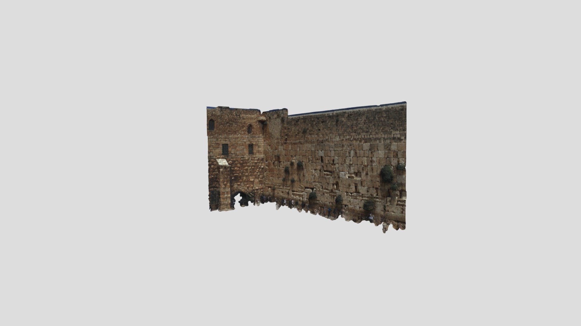 Western-wall-kotel-jerusalem - Download Free 3D model by noam (@ndly466 ...