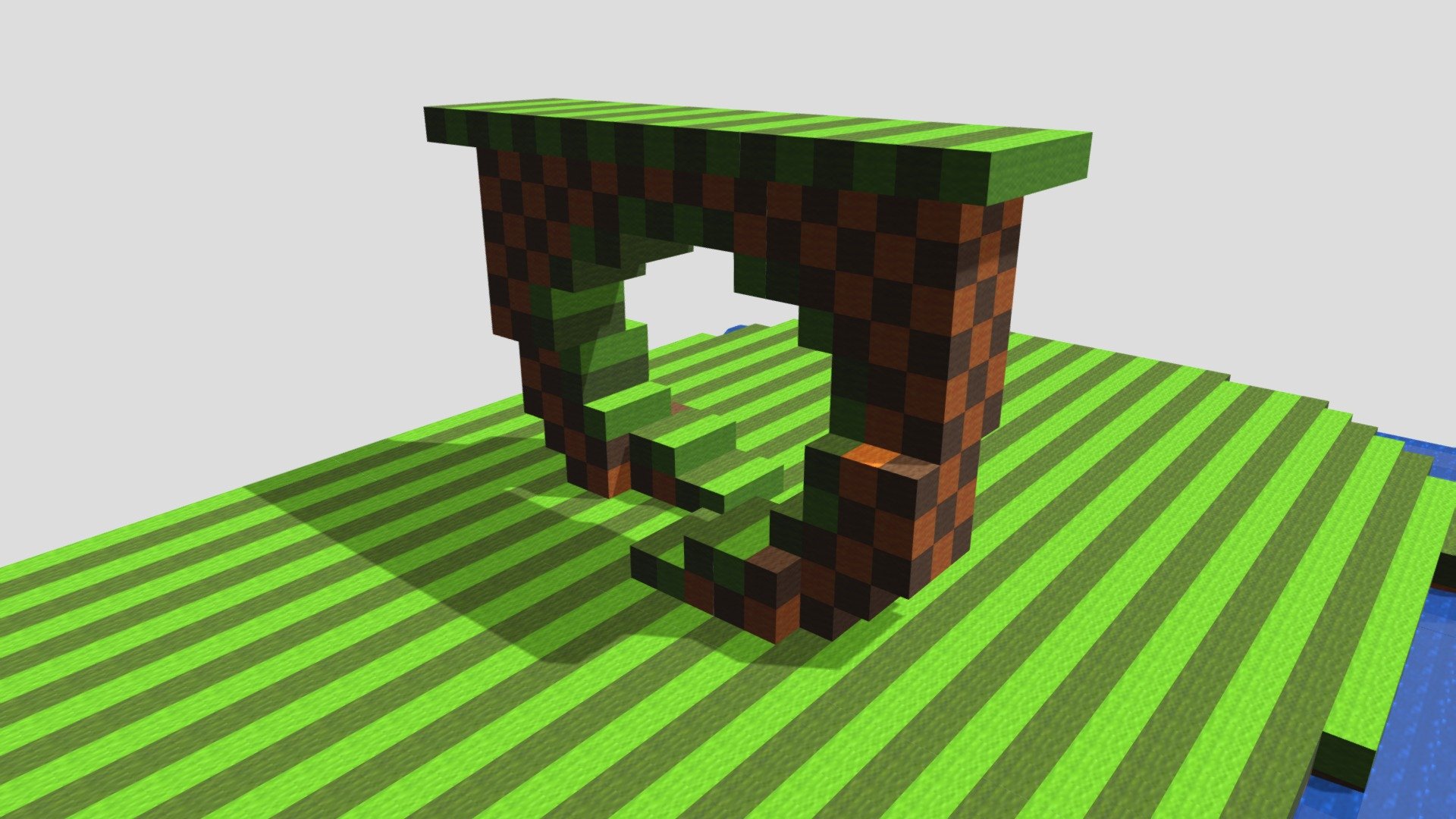 Sonic the hedgehog minecraft build scene - Download Free 3D model by ...