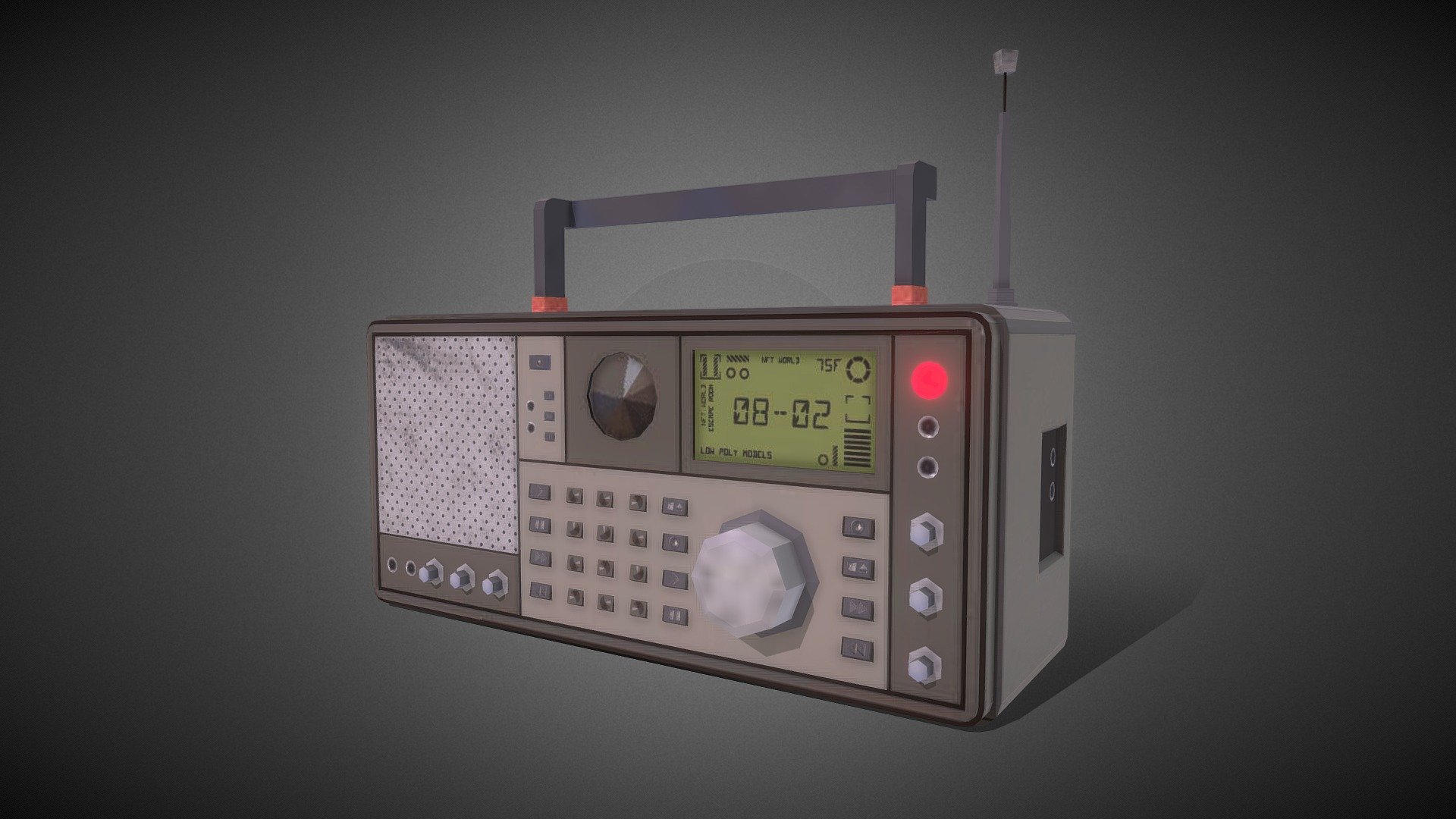 Radio | Escape Room - 3D model by Low Poly Models (@LowPolyModelsWorld ...