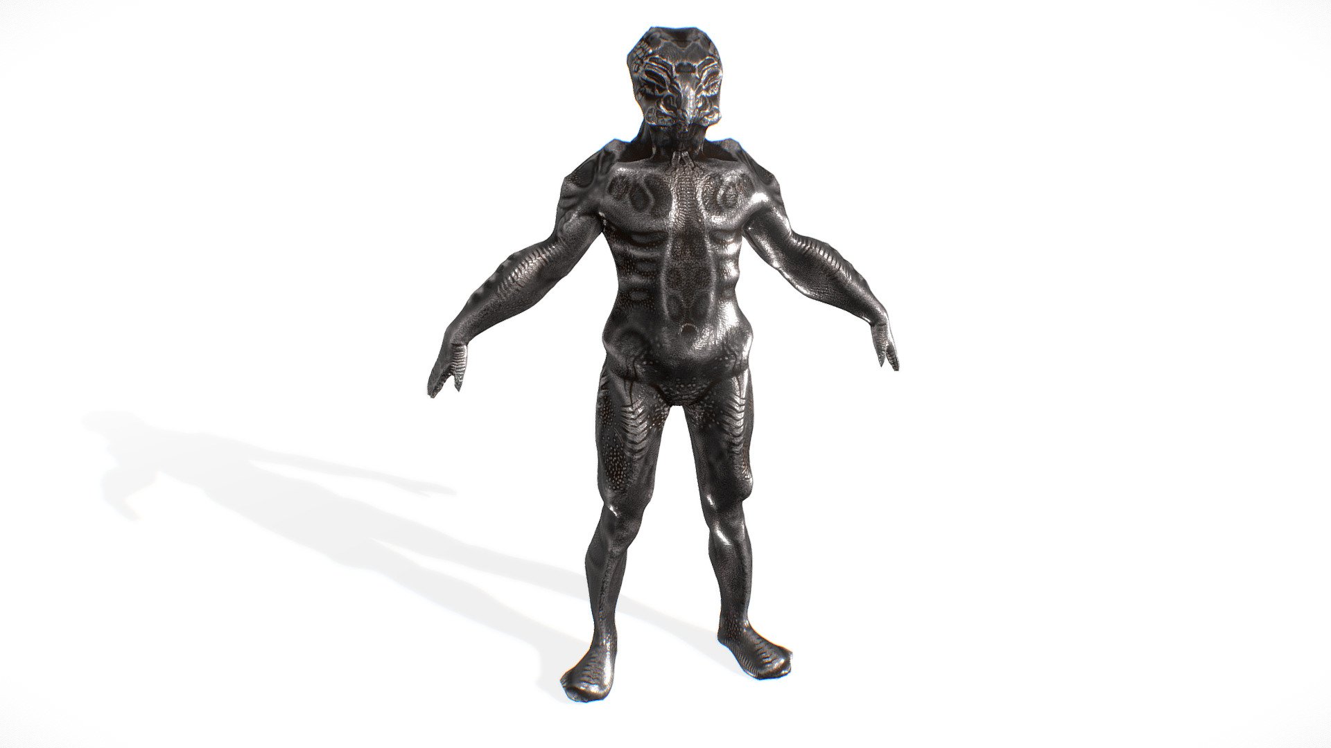 Alien Metal Robot - Buy Royalty Free 3D model by Lucid Dreams (FAB ...