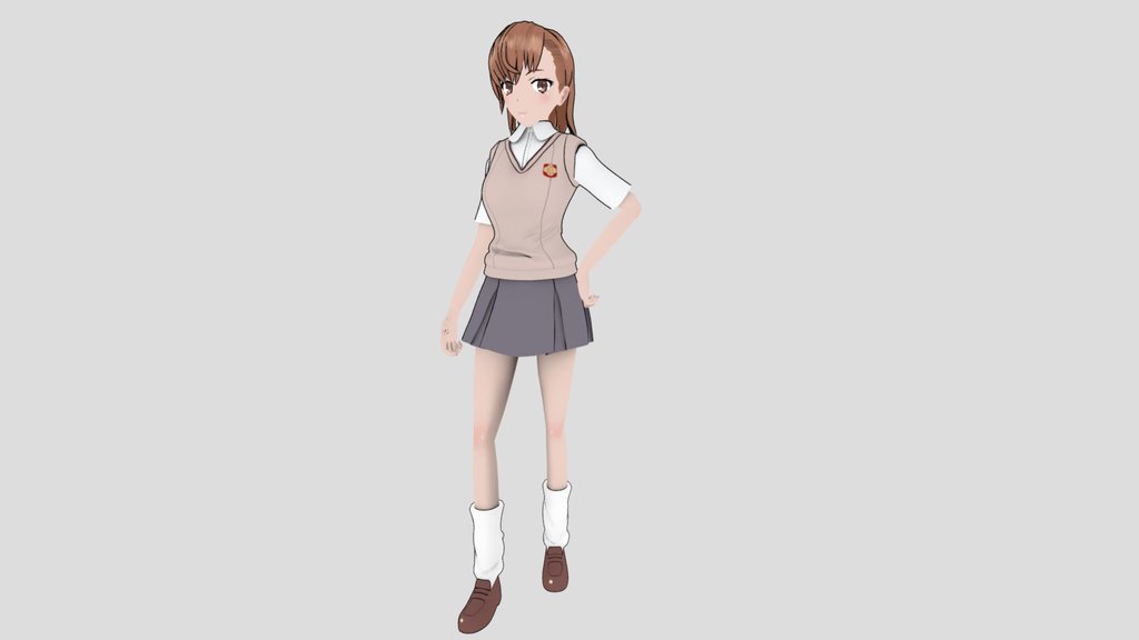 Anime characters - A 3D model collection by Basic Hsu (@Hsu.Pei.Ge ...